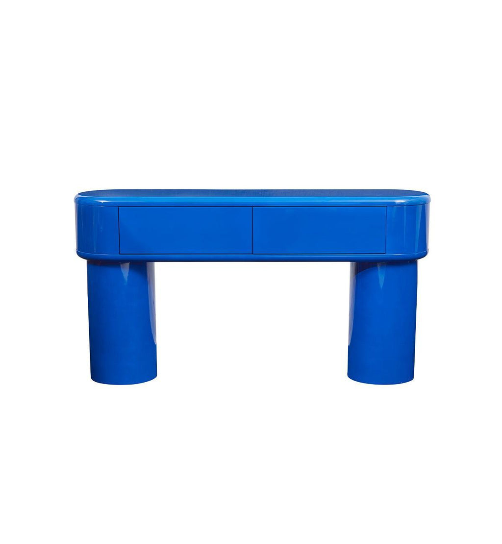 Apollo Glossy Console in Cobalt – Fenton & Fenton