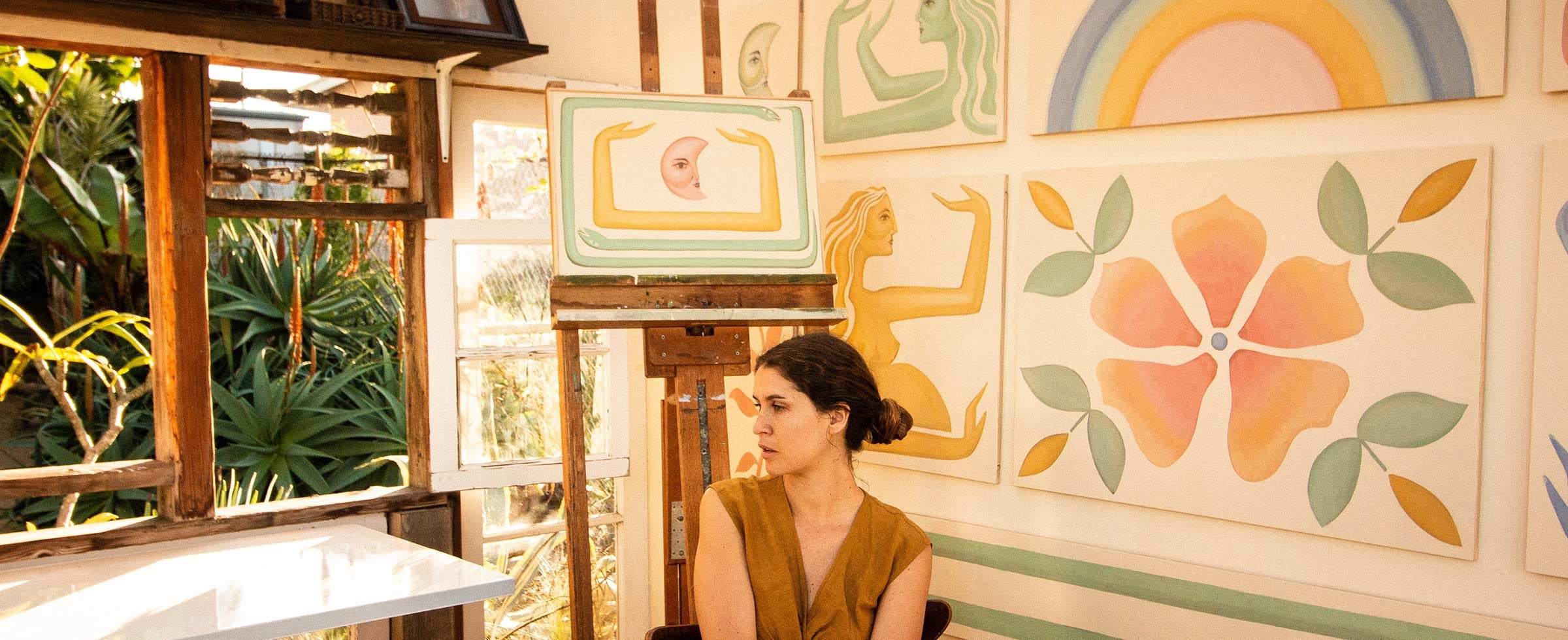 Natalie Bessell | Abstract Paintings – Fenton & Fenton