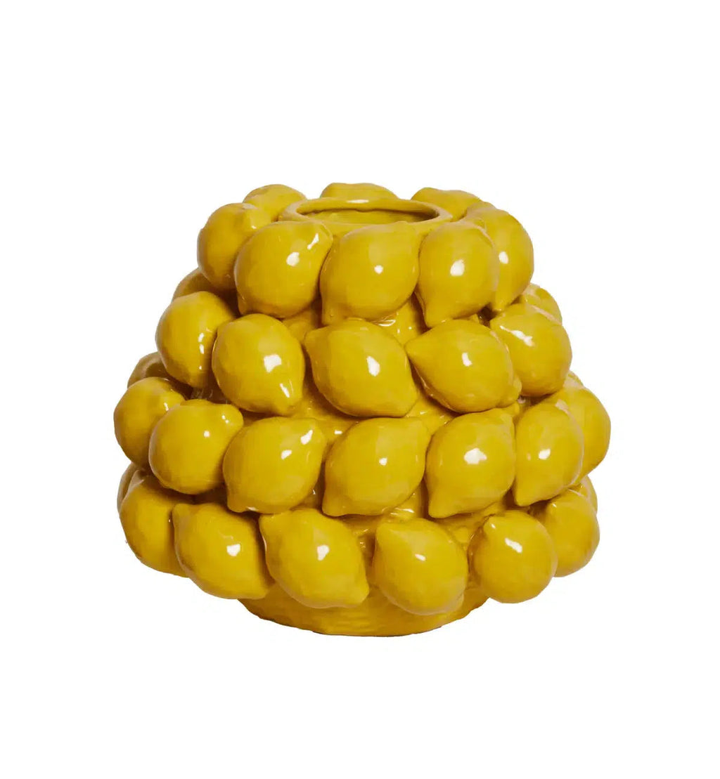 Limoncello Vase In Yellow – Fenton & Fenton
