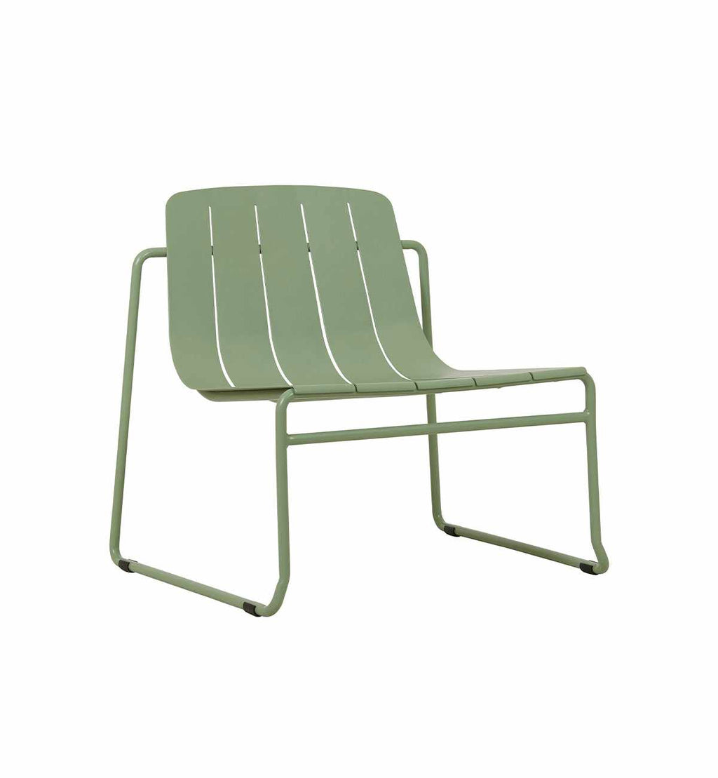 Slim Lounge Chair In Moss – Fenton & Fenton