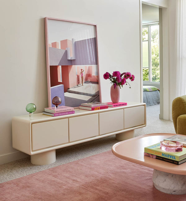 Wilma Low Sideboard in Ivory – Fenton & Fenton