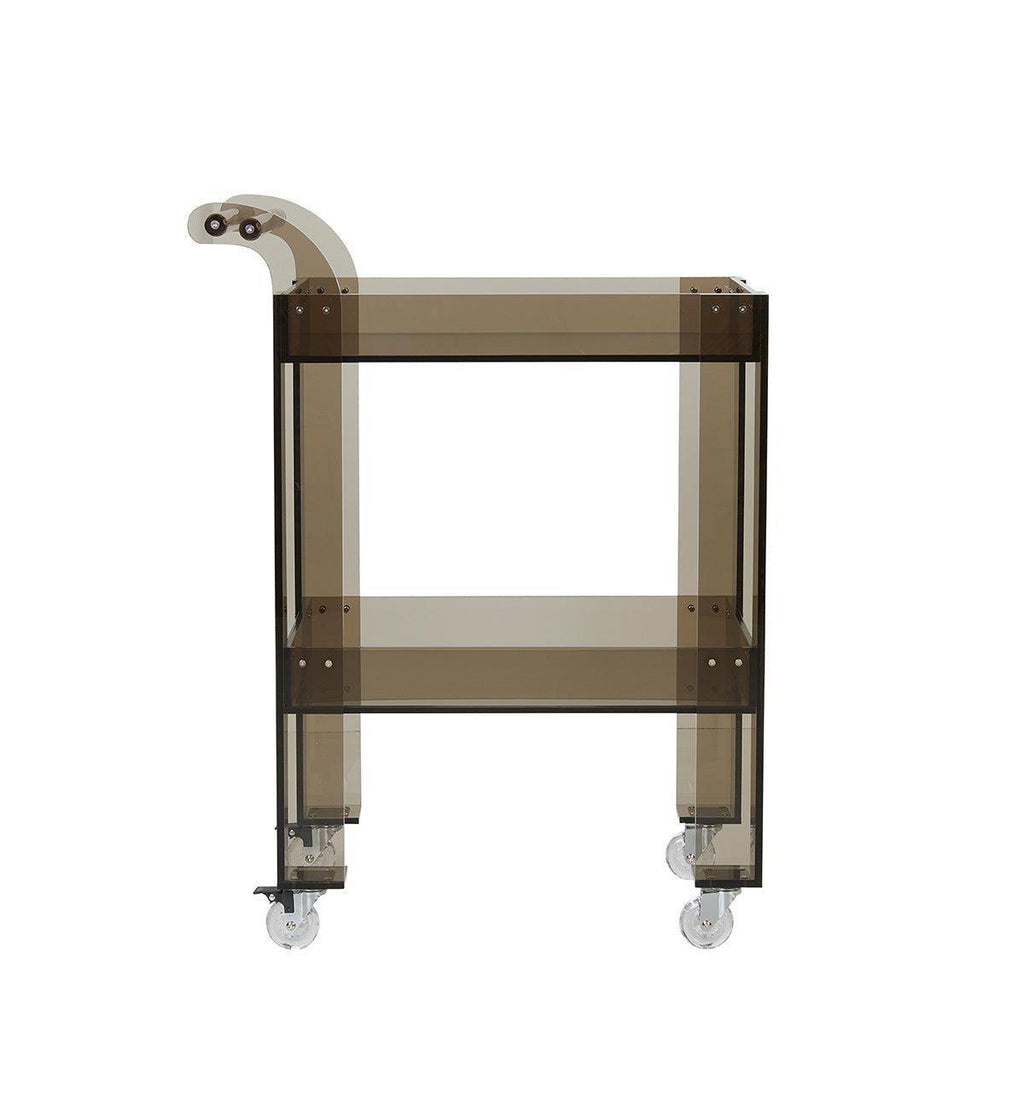 Acrylic Bar Cart in Smoke – Fenton & Fenton