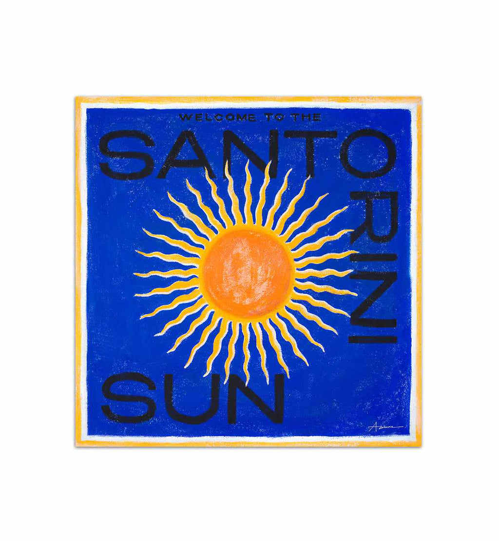 Adrianne Dimitrakakis - Santorini Sun - Limited Edition Print – Fenton ...
