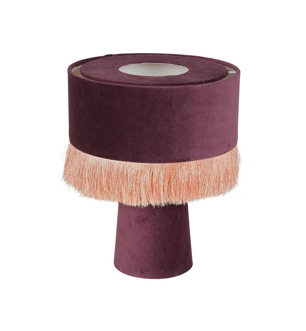 Brady Table Lamp In Plum – Fenton & Fenton
