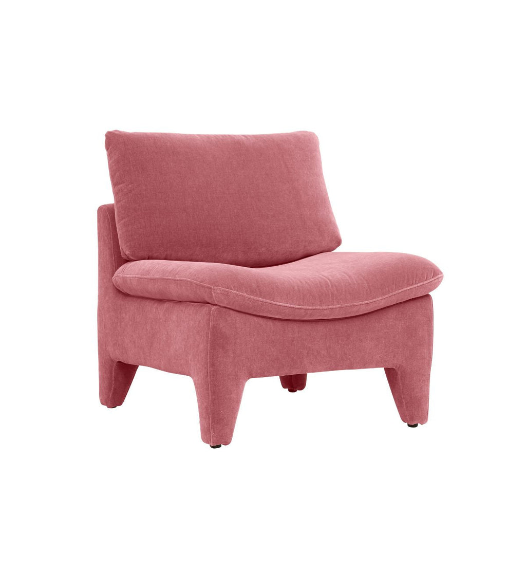 Chill Chair In Pink Clay Velvet – Fenton & Fenton
