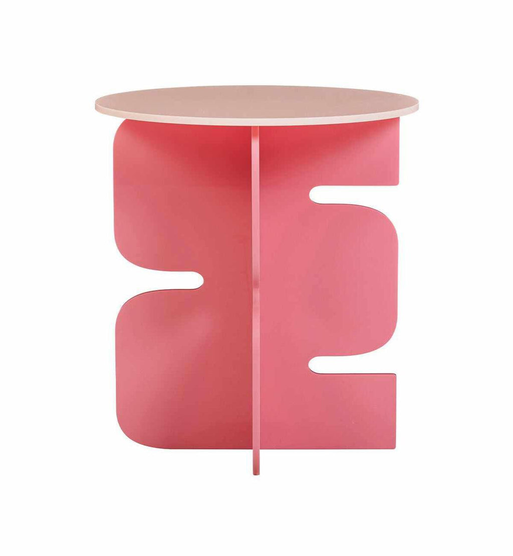 Good Vibes Side Table In Pink – Fenton & Fenton