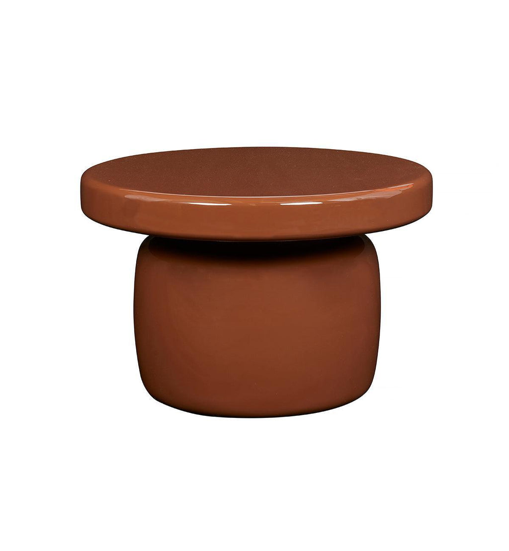 Halo Glossy Side Table In Espresso – Fenton & Fenton