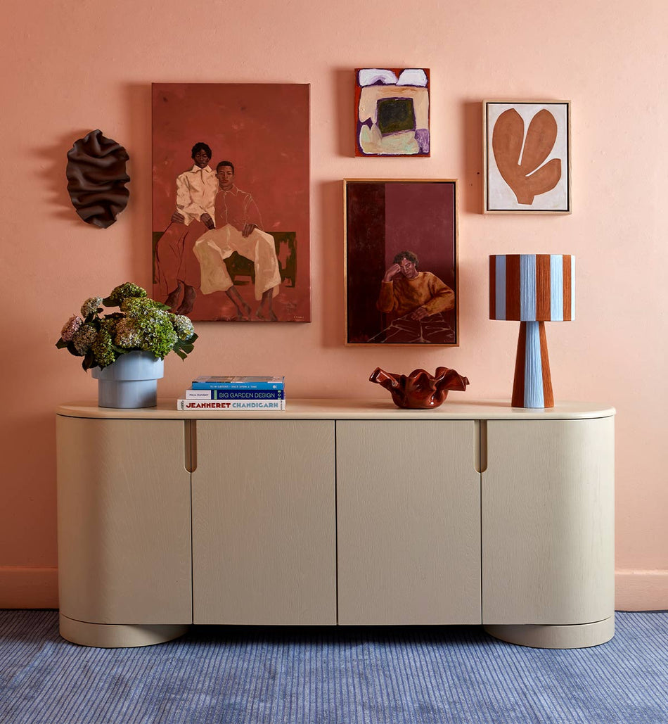 Lars Sideboard In Ivory – Fenton & Fenton