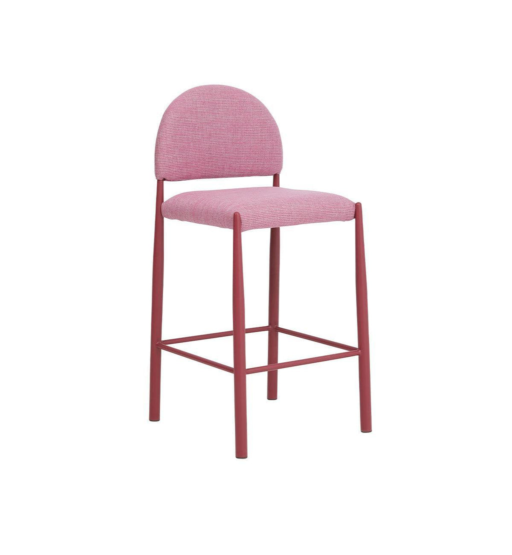 Lenny Bar Stool In Berry – Fenton & Fenton