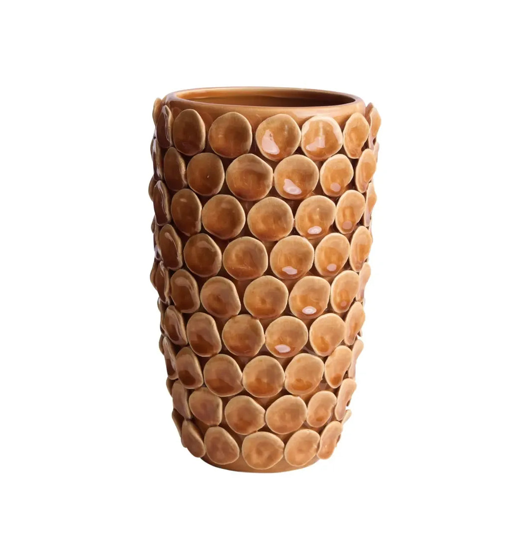 Marjorie Vase In Caramel – Fenton & Fenton