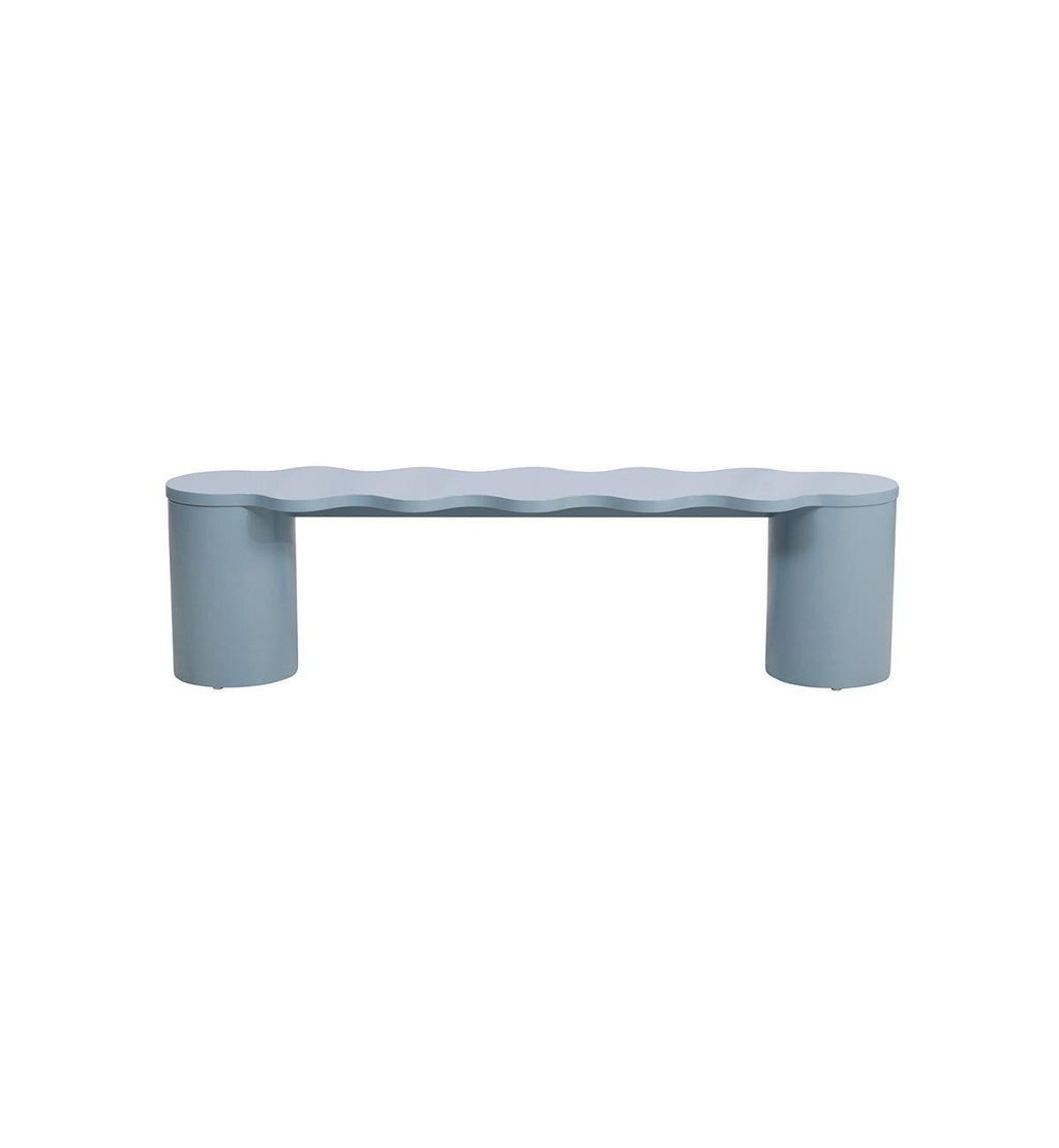 Squiggle Bench in Powder Blue – Fenton & Fenton