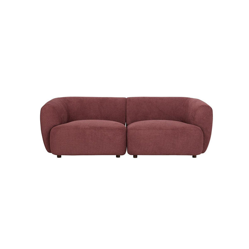 Sunday Sofa Curved 4-Seater In Plum – Fenton & Fenton
