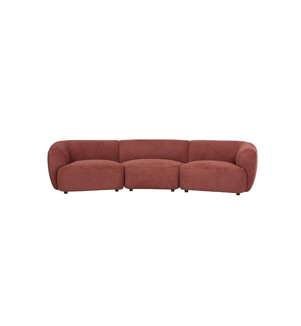 Sunday Sofa 3-seater In Plum – Fenton & Fenton